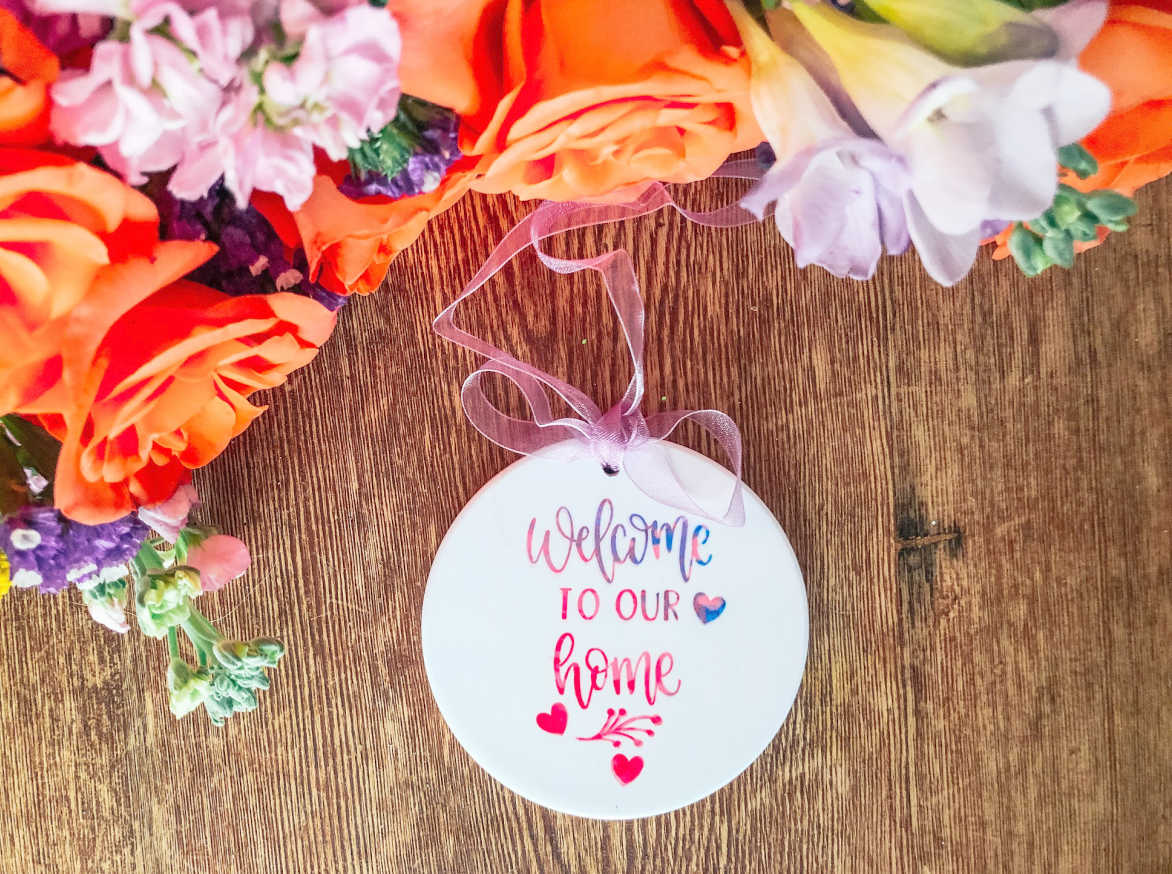 Easy Hanging Gifts With Infusible Ink Coasters ⋆ Extraordinary Chaos