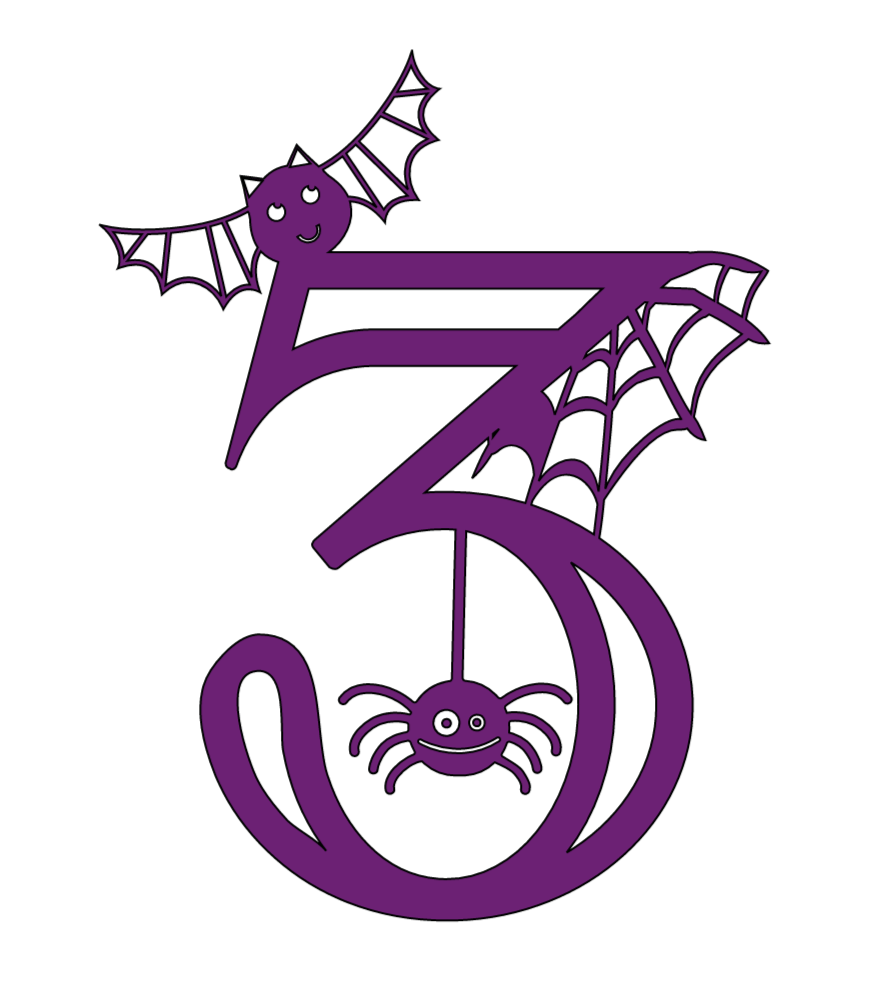 Halloween Alphabet Letters And Numbers SVG Set ⋆ Extraordinary Chaos