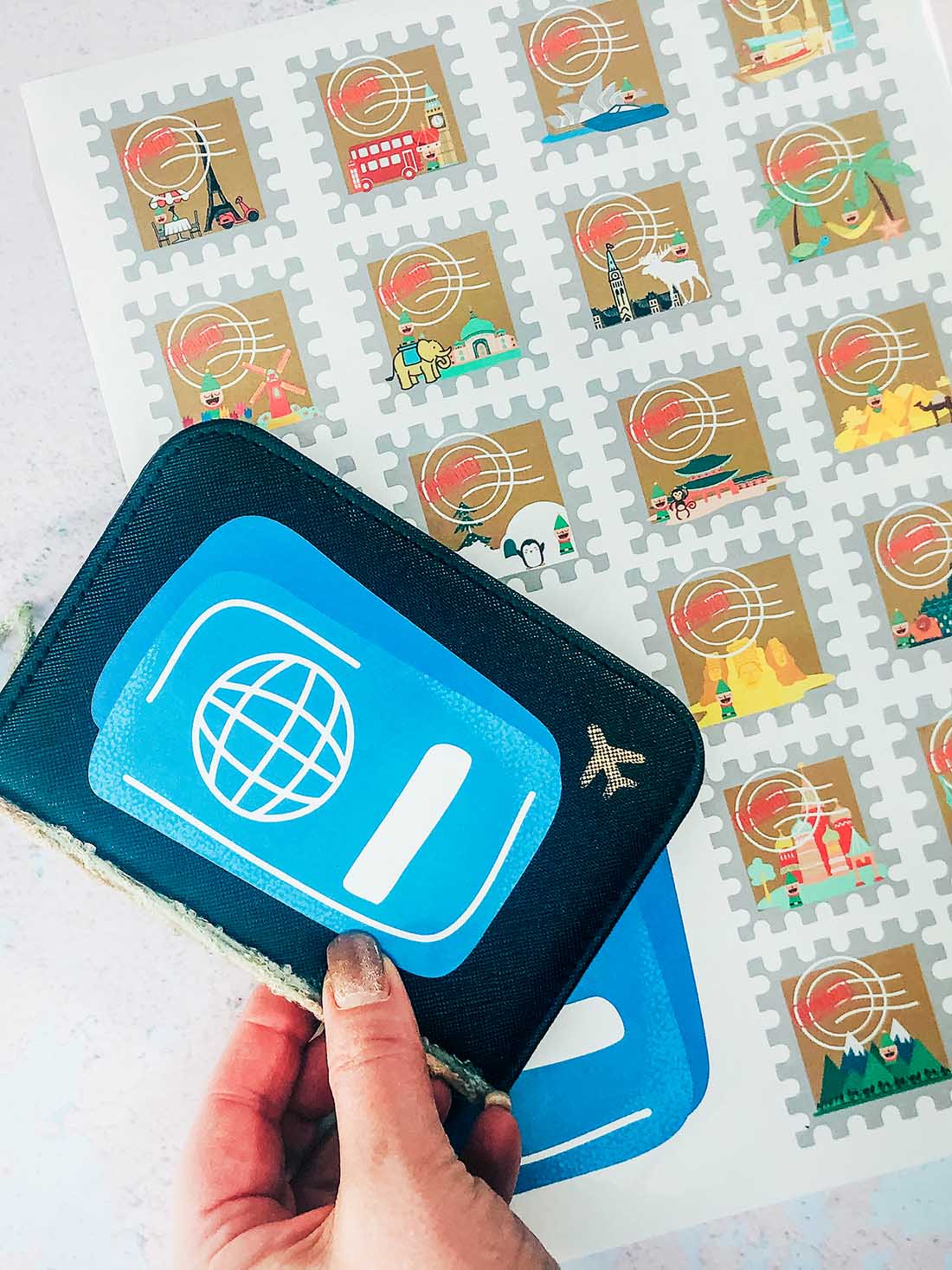 Elf On The Shelf Travel Stamps and Passport Cover ⋆ Extraordinary Chaos