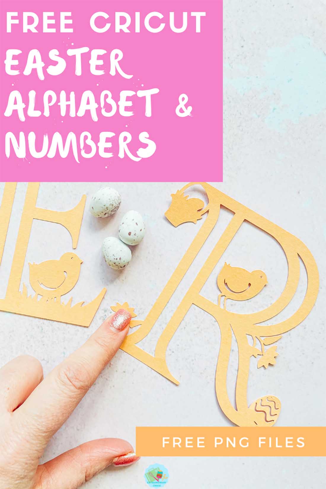 Free Cricut Easter Alphabet For Paper And Vinyl ⋆ Extraordinary Chaos