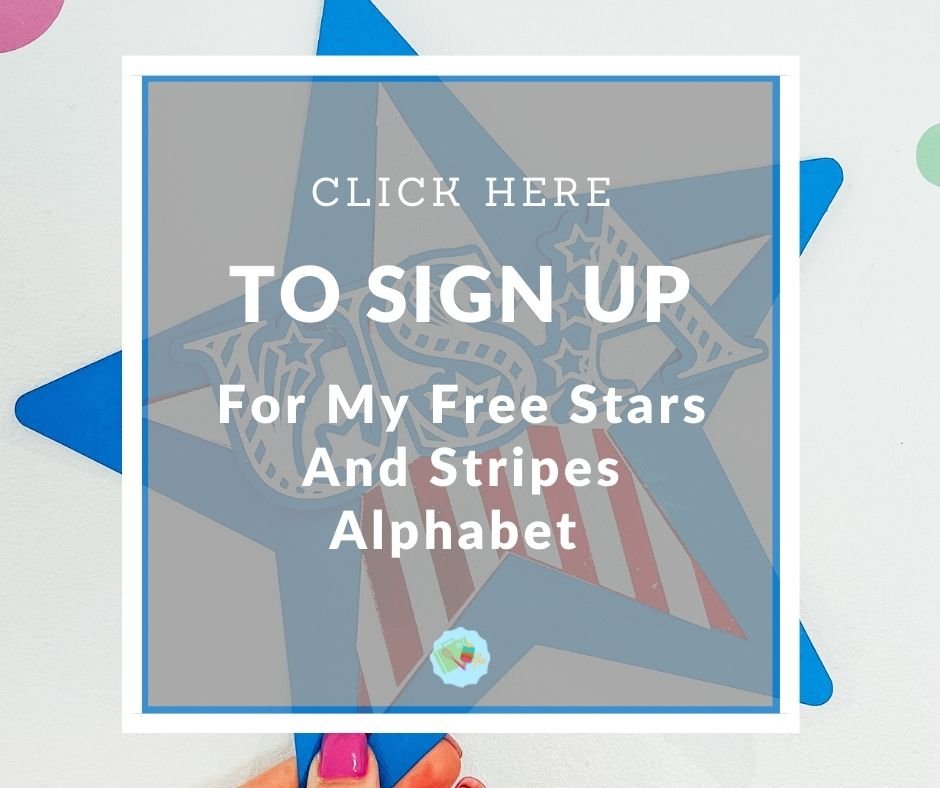 Stars and Stripes SVG Alphabet (For 4th July Crafts) Extraordinary Chaos