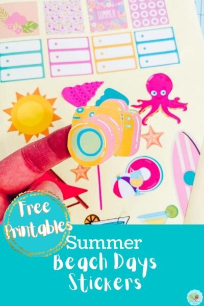Free Printable Summer Stickers For Cricut And Silhouette ⋆ ...
