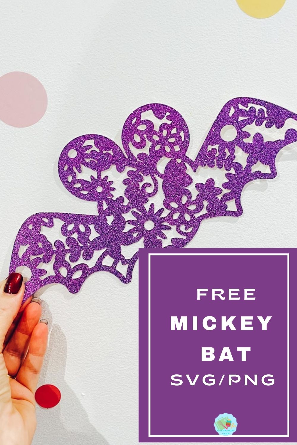 Mickey Halloween Bat SVG Free Download ⋆ Extraordinary Chaos