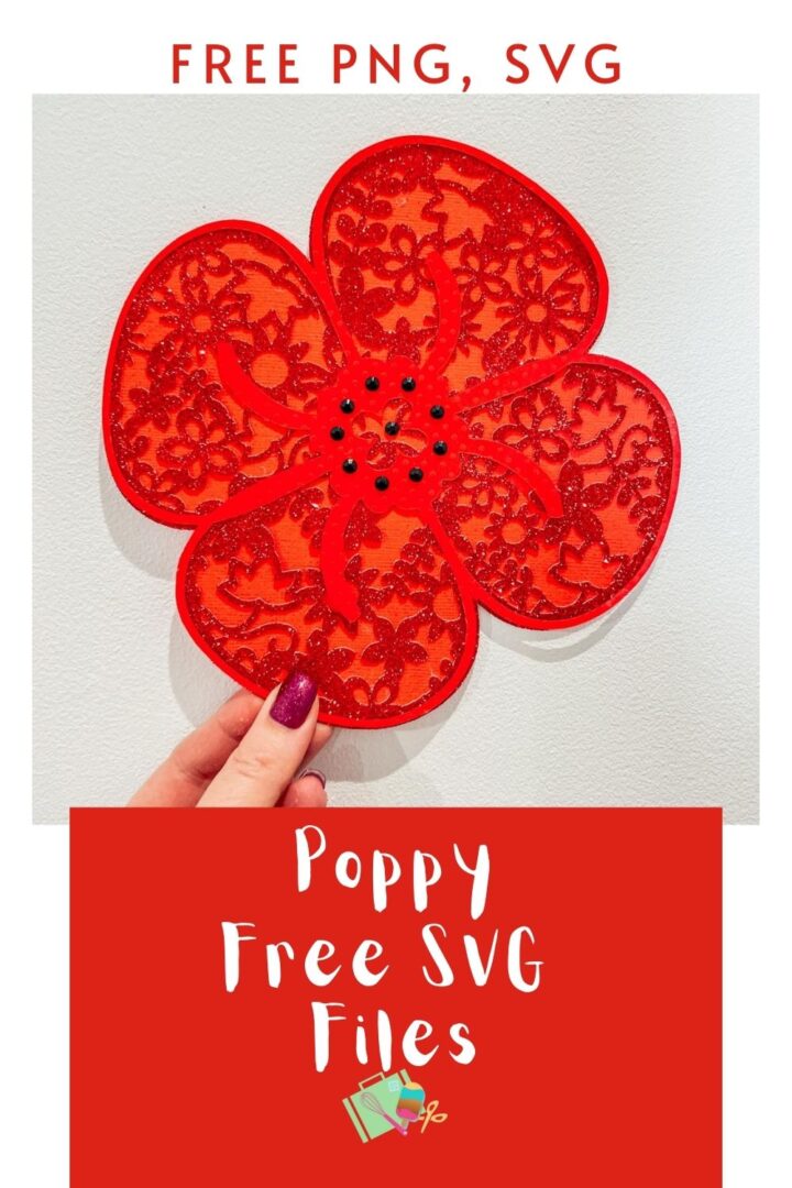 Free Layered Poppy SVG Cut Files ⋆ Extraordinary Chaos