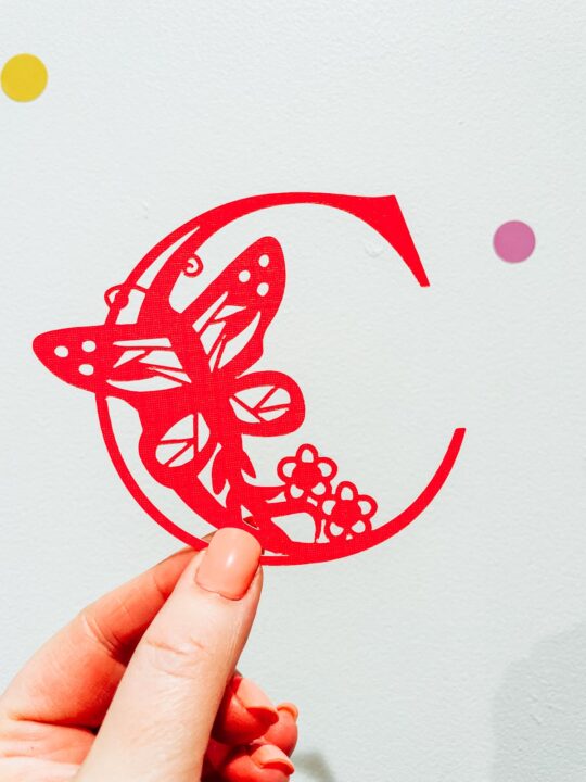 Free SVG Butterfly Letters & Numbers ⋆ Extraordinary Chaos