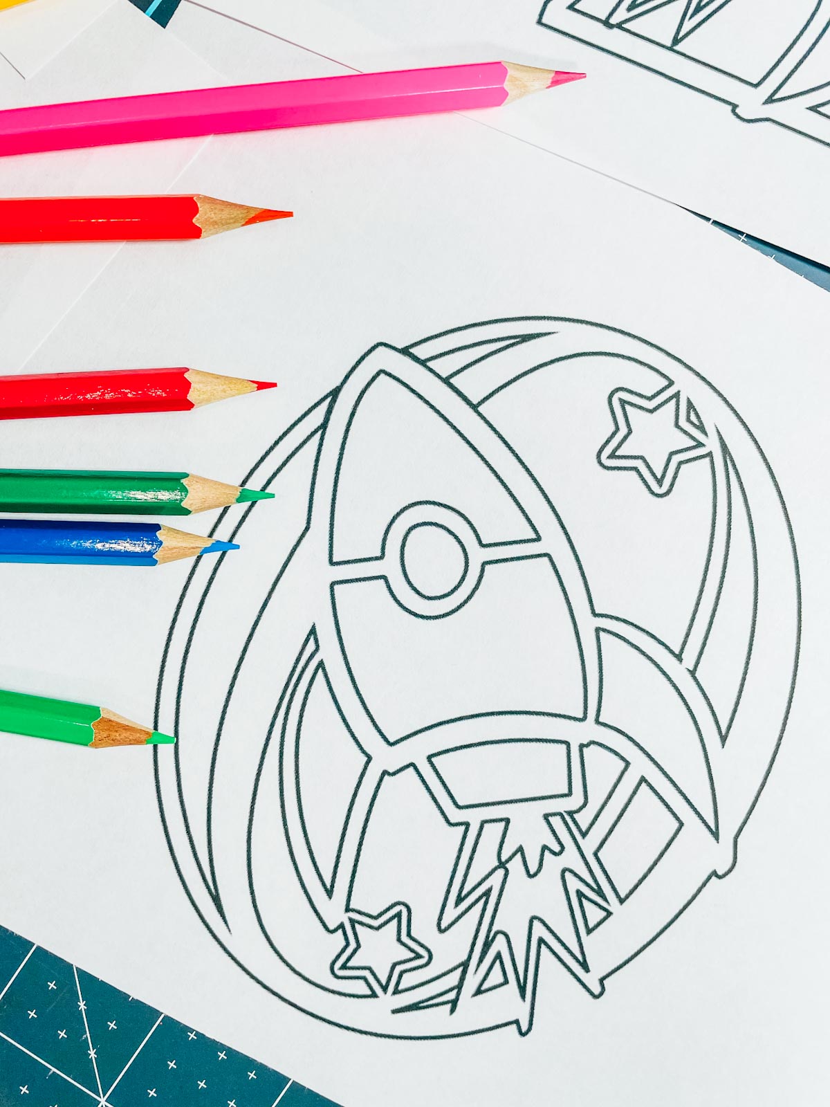 Printable ABC Rocket Colouring Pages ⋆ Extraordinary Chaos
