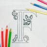 Dog Coloring Pages Printable Letters And Numbers ⋆ Extraordinary Chaos