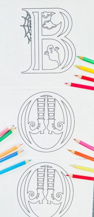 ABC Halloween Printable Colouring Pages ⋆ Extraordinary Chaos