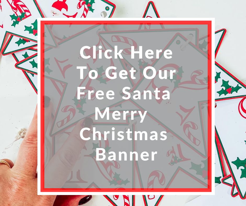Free Santa Merry Christmas Banner Printable ⋆ Extraordinary Chaos