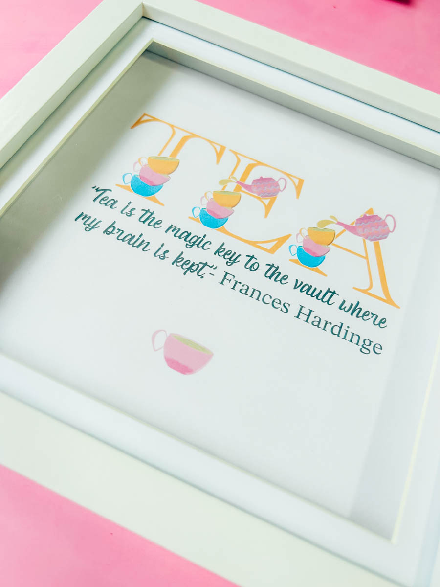 Free Printable Afternoon Tea Alphabet Letters & Numbers ⋆ Extraordinary ...