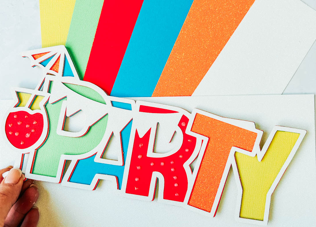 Free Layered Party SVG File ⋆ Extraordinary Chaos