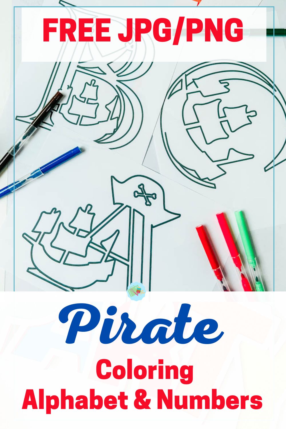 ABC Pirate Coloring Alphabet And Numbers ⋆ Extraordinary Chaos
