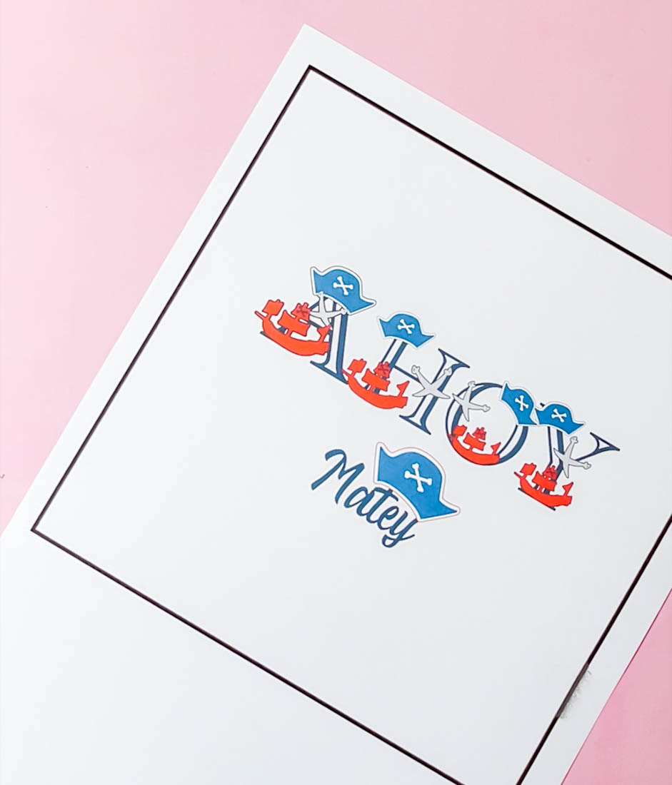 Printable Pirate Letters and Numbers ⋆ Extraordinary Chaos