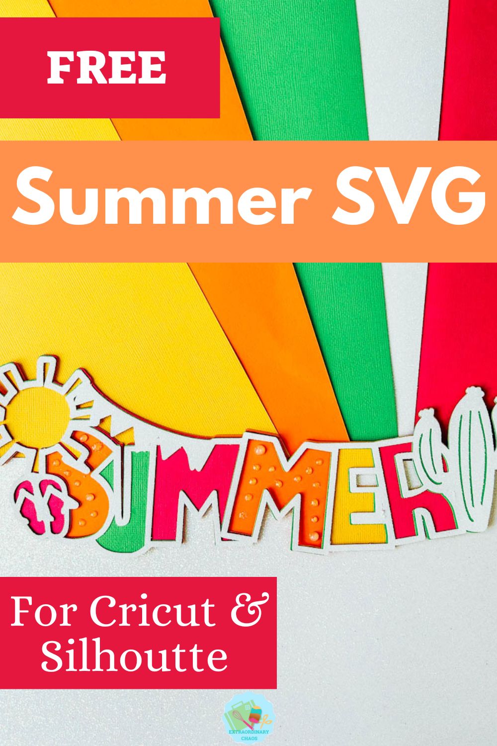Free Summer Svg For Cricut Silhouette тлж Extraordinary Chaos