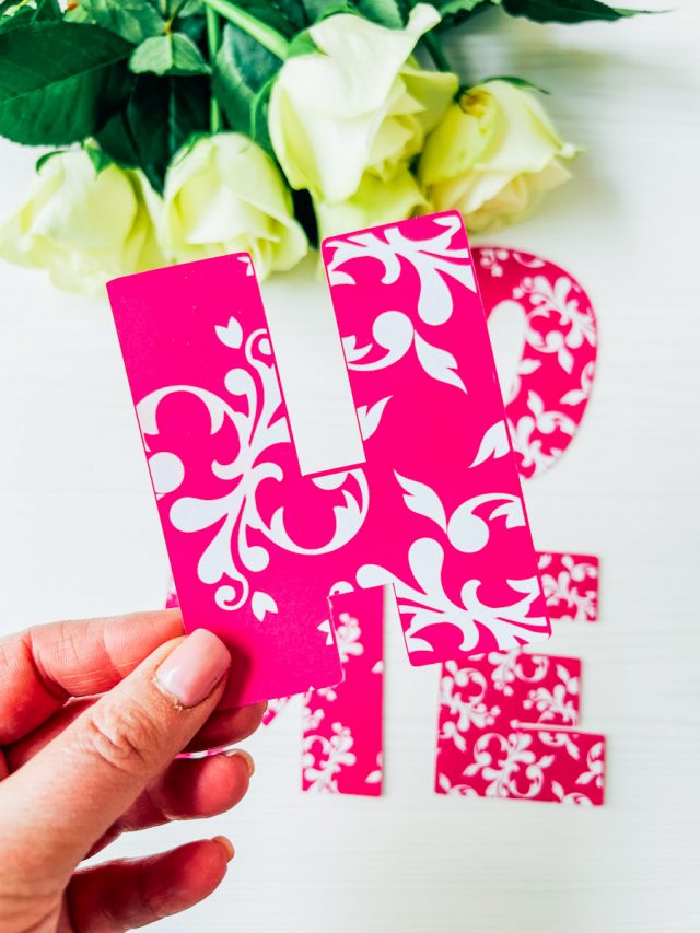 PNG Printable Pink Floral Alphabet and Numbers ⋆ Extraordinary Chaos