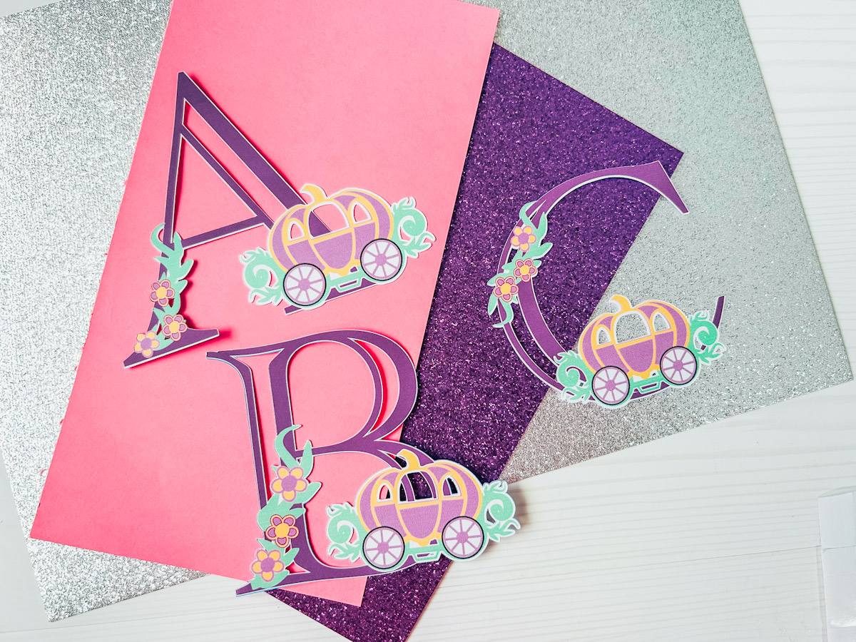Free Printable PNG Princess Carriage Alphabet and Number Set ⋆ ...