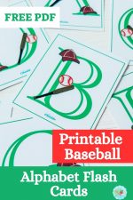 Free Printable Baseball Alphabet Flash Cards ⋆ Extraordinary Chaos