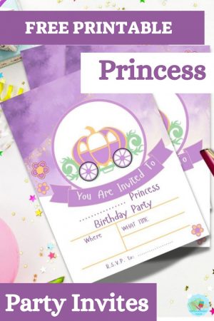 Free Printable Princess Birthday Party Invitation Template ⋆ ...