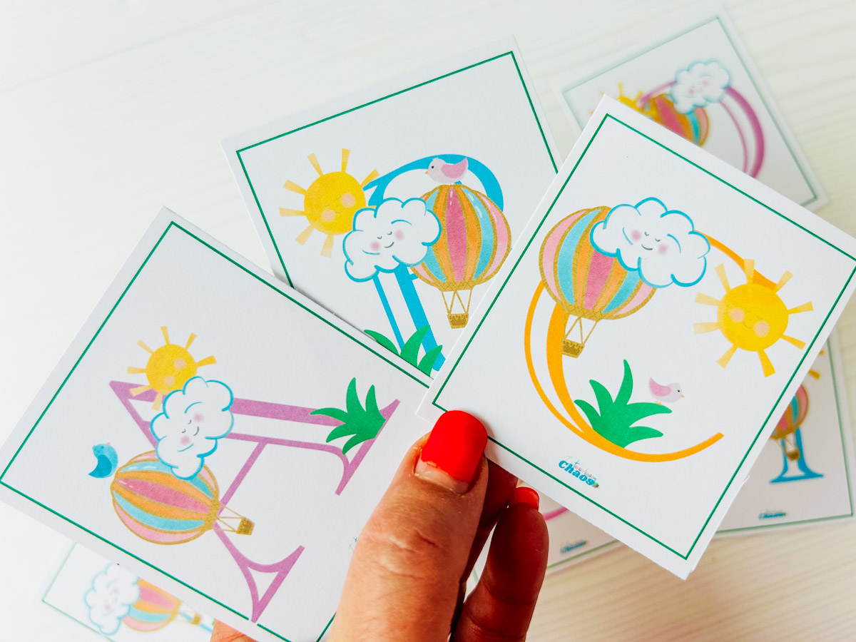 Free Printable Balloon Alphabet Flash Cards ⋆ Extraordinary Chaos