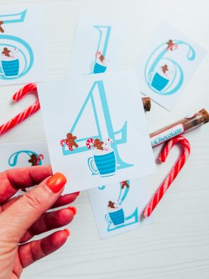 Free Gingerbread Hot Chocolate Numbers ⋆ Extraordinary Chaos