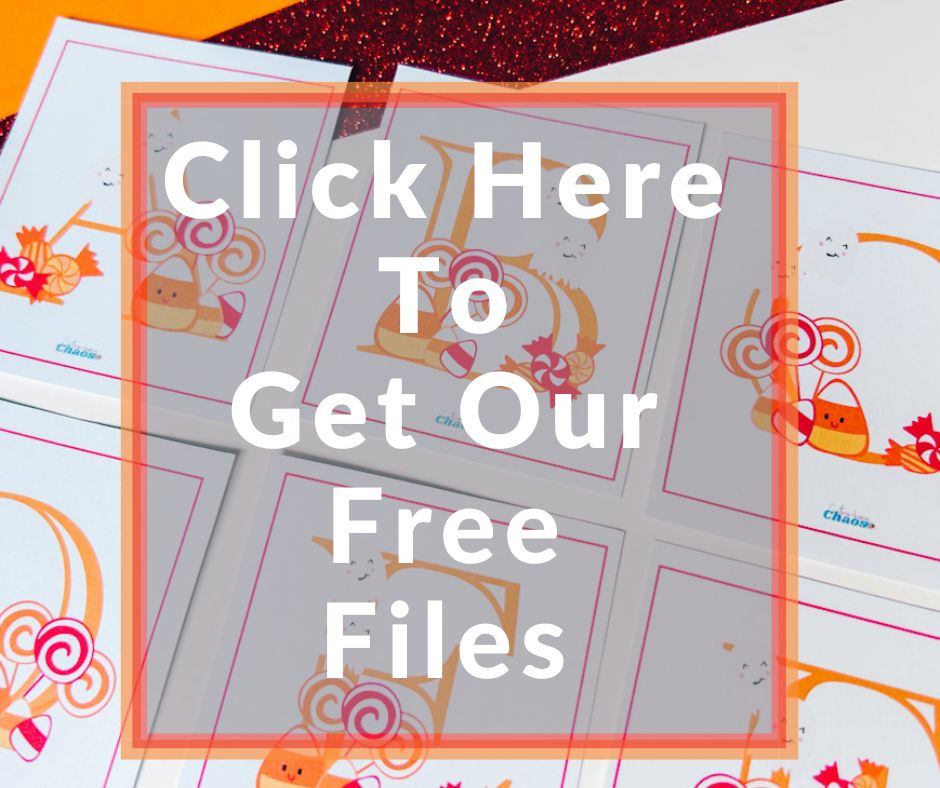 Free Printable PDF Halloween Candy Alphabet Flash Cards ⋆ Extraordinary ...