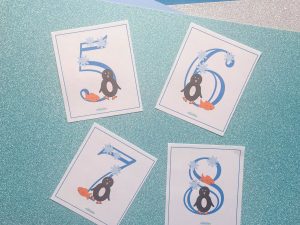 Free Printable Penguin Number Flash Cards ⋆ Extraordinary Chaos
