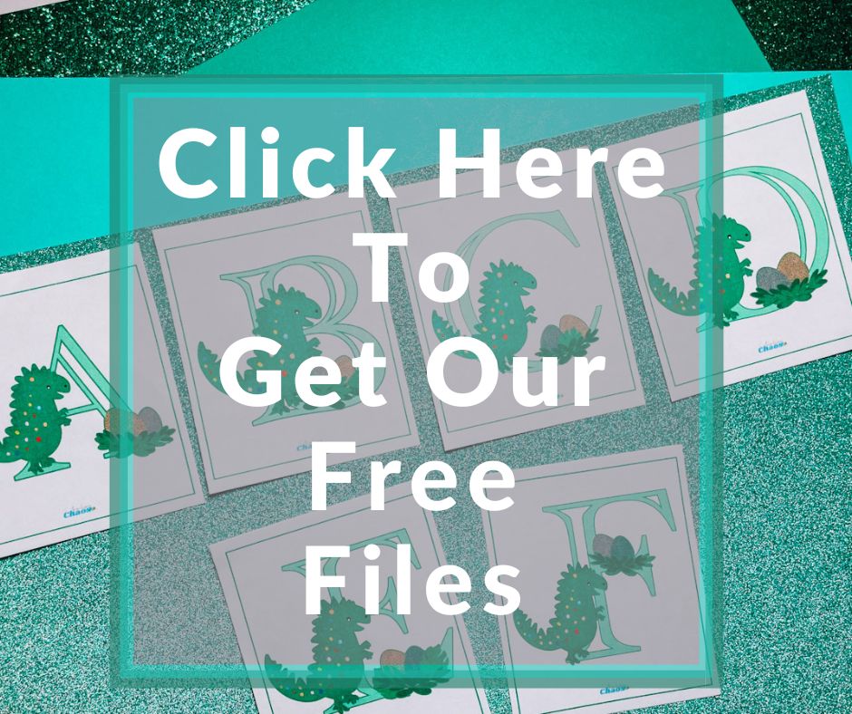 Free Printable Dinosaur Alphabet Flash Cards ⋆ Extraordinary Chaos