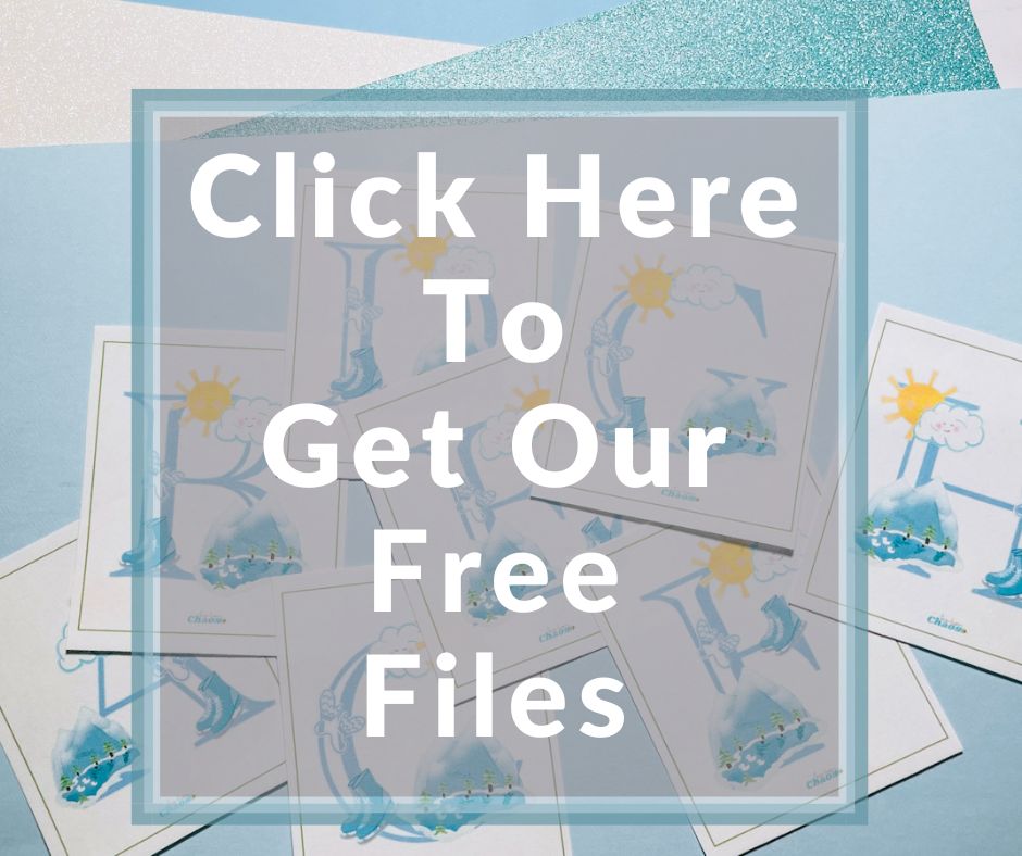 Free Printable PDF Ice Skating Alphabet Flash Cards ⋆ Extraordinary Chaos