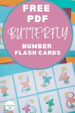 Free Printable Butterfly Number Flash Cards ⋆ Extraordinary Chaos