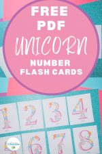 Free Printable Unicorn Number Flash Cards ⋆ Extraordinary Chaos