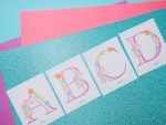 Free Printable Unicorn Alphabet Flash Cards ⋆ Extraordinary Chaos