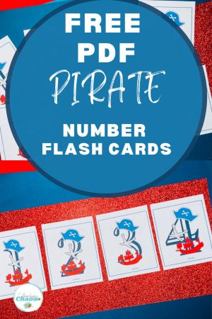 Free Printable Pirate Ship Number Flash Cards ⋆ Extraordinary Chaos