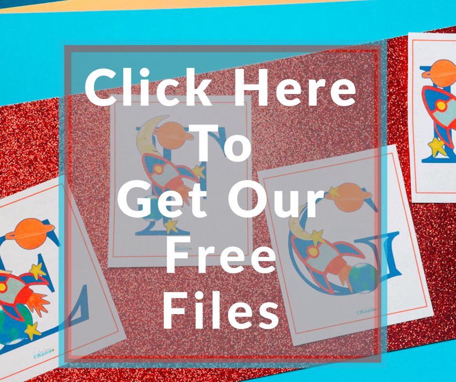 Free Printable Rocket Ship Alphabet Flash Cards ⋆ Extraordinary Chaos